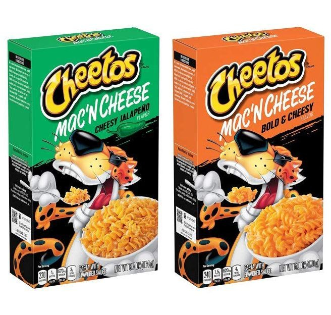 Макароны Cheetos Mаc'N'Cheese Jаlаpeno и Bold & Cheesy 2 шт. по 160 г ...