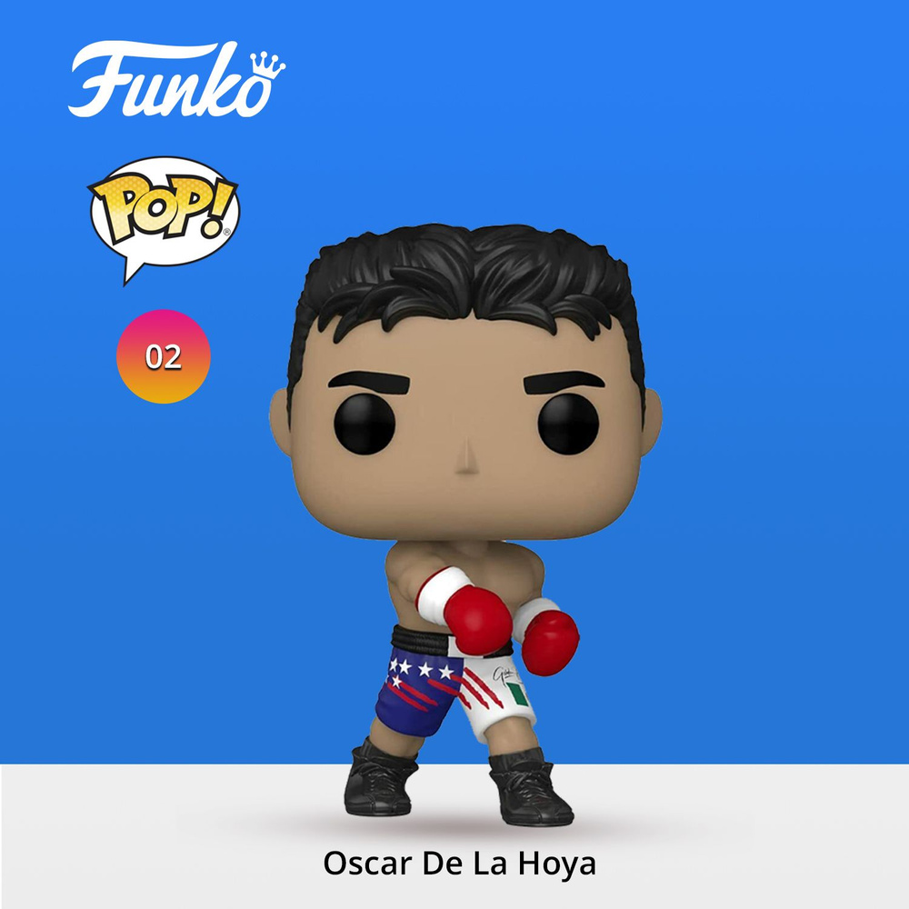 Фигурка Funko POP! Boxing Golden Boy Oscar De La Hoya (02) 56814 ...