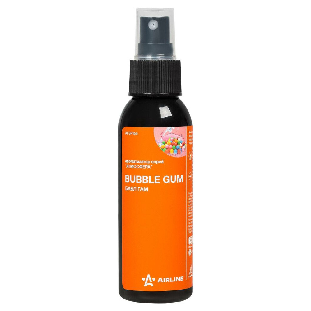 Ароматизатор аэрозольный (Babl gum/Бабл гам) (100 мл) "AIRLINE ...