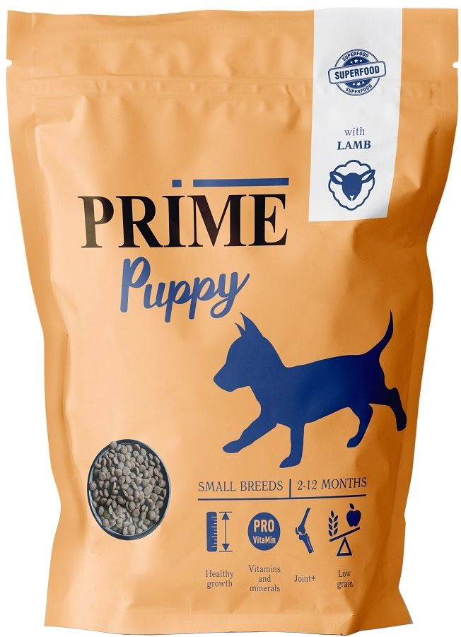 Корм Prime Puppy Small Breeds 2-12 Months Lamb для щенков малых пород ...
