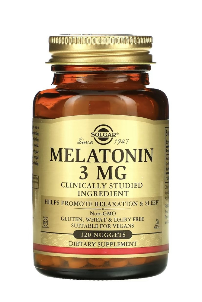 Солгар Мелатонин 3 мг // Solgar Melatonin 3 mg, 120 таблеток. купить на ...