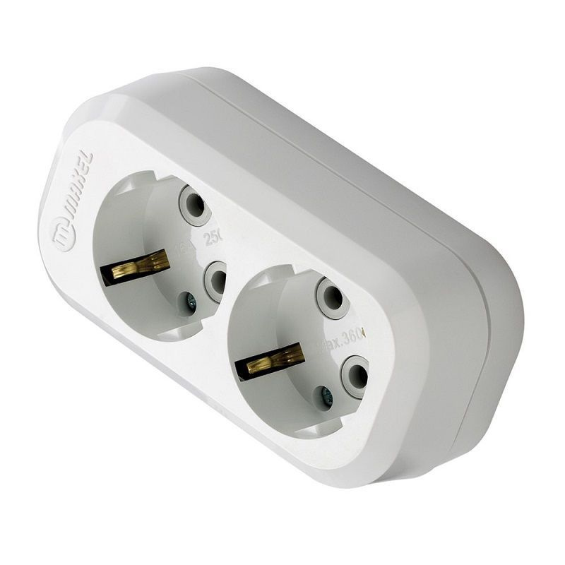 Колодка 2 гнезда с/з Makel купить на OZON по низкой цене (886914390)