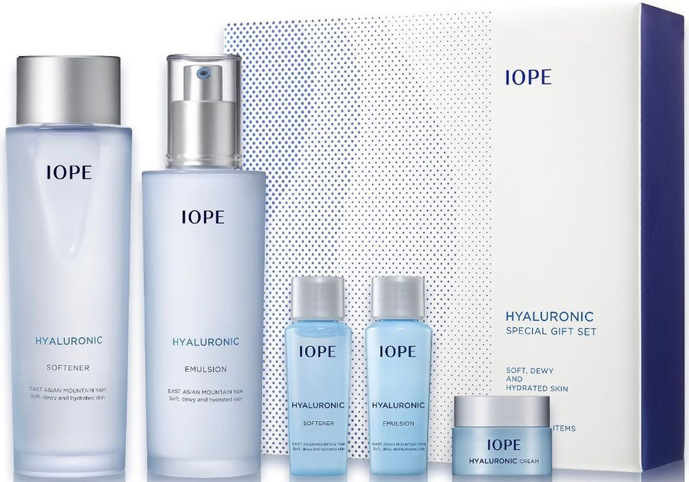 IOPE Набор уходовых средств с гиалуроновой кислотой Hyaluronic Special Set - купить с доставкой ...