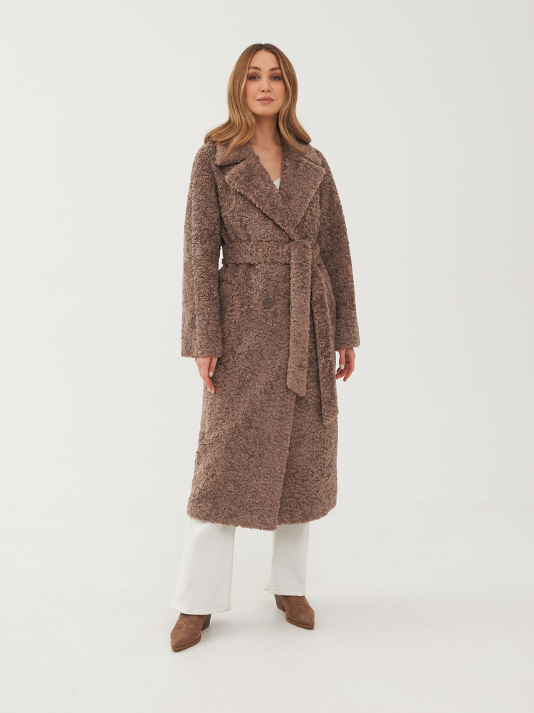 Пальто PARADOX, Демисезон, размер 44, цвет коричневый - купить по ...