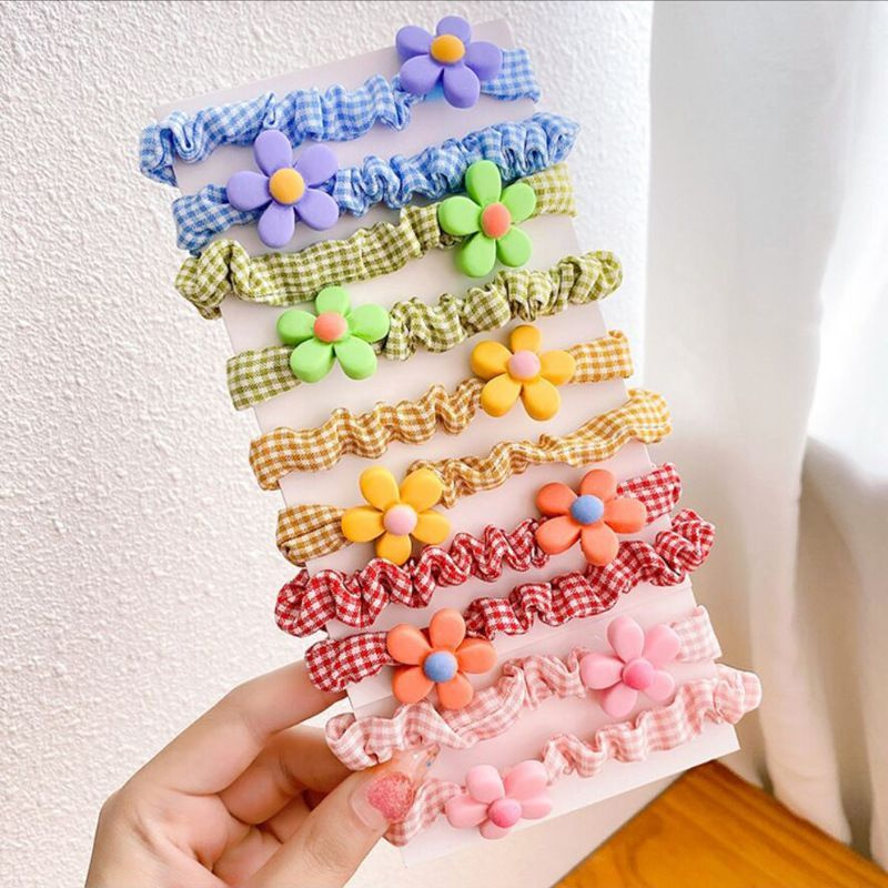 Резинки для волос детские/набор резинок 10шт/резинки для девочек ...