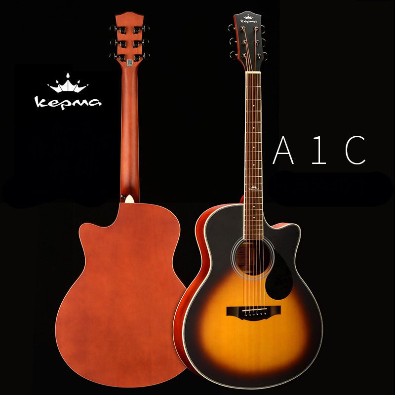 Kepma Акустическая гитара EAC EDC / A1C D1C 6-струнная, корпус Ель 4/4 ...