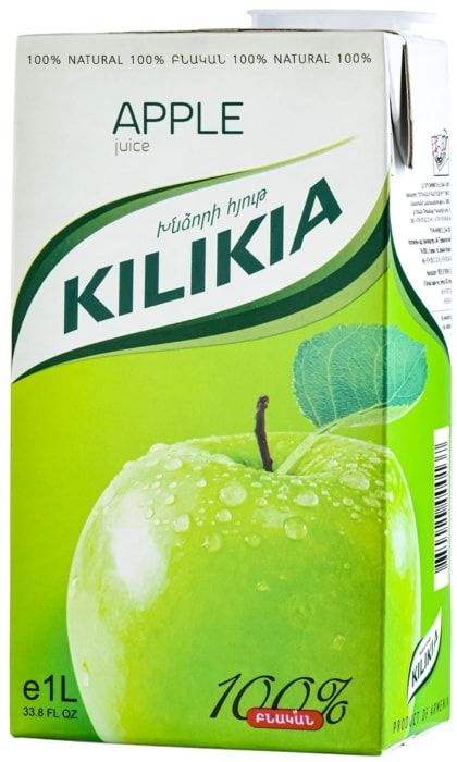 Сок Kilikia Яблочный прямого отжима 1л - купить с доставкой по выгодным ...