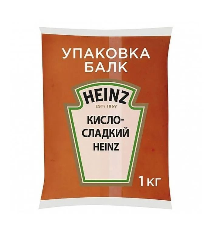 Соус деликатесный кисло-сладкий балк 1 кг Heinz, 1 пакет - купить с ...