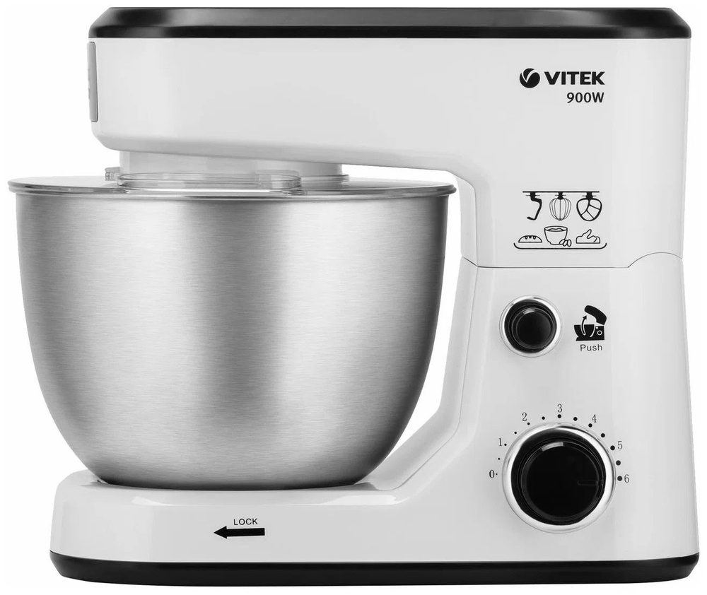 Миксер VITEK VT-1438, 900 Вт - купить по низким ценам в интернет-магазине OZON (1054486481)