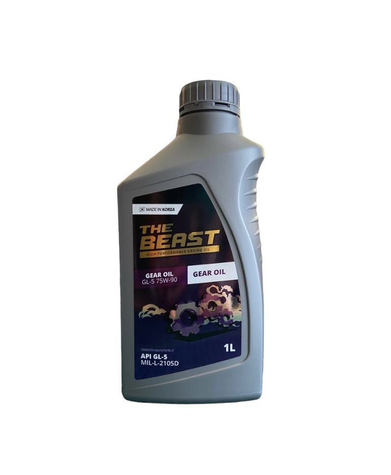 Синтетическое трансмиссионное масло GEAR-OIL GL-5 75W-90 The Beast ...