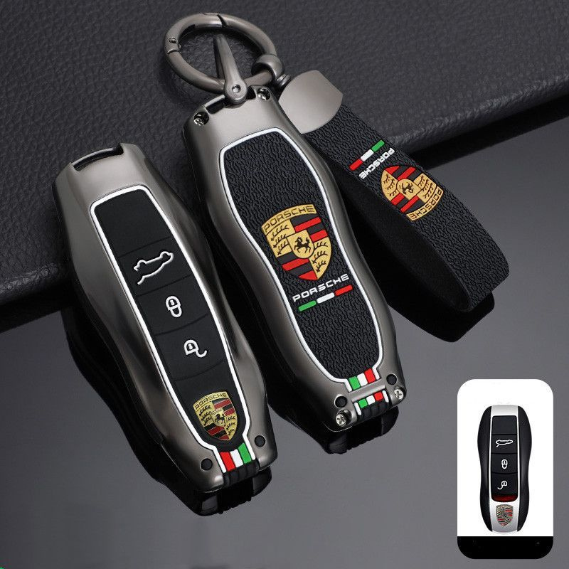 Porsche Брелок для ключей автомобиля плетеный с логотипом Porsche ...