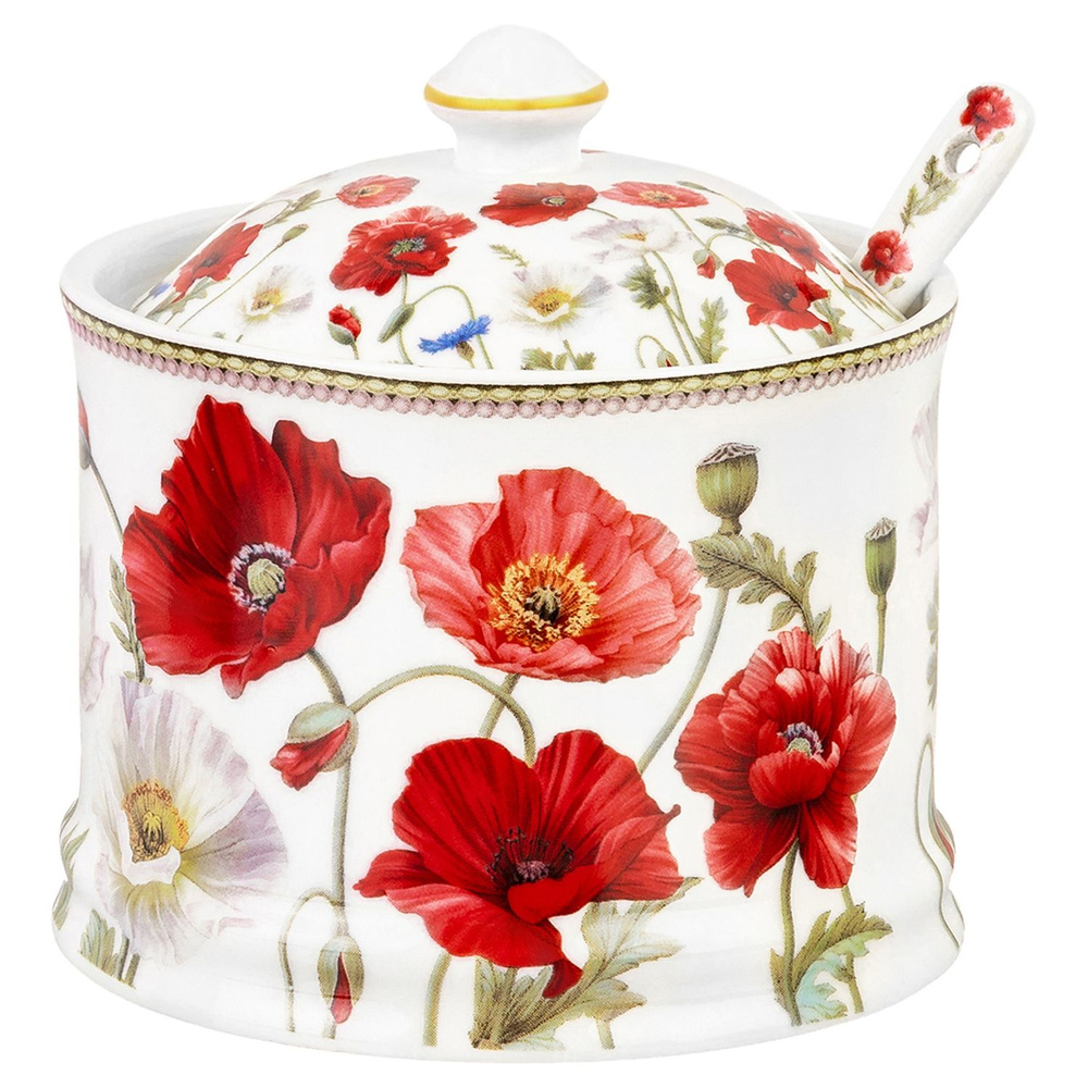Elan Gallery Сахарница "Маки (Elan Gallery)", 1 шт - купить с доставкой ...