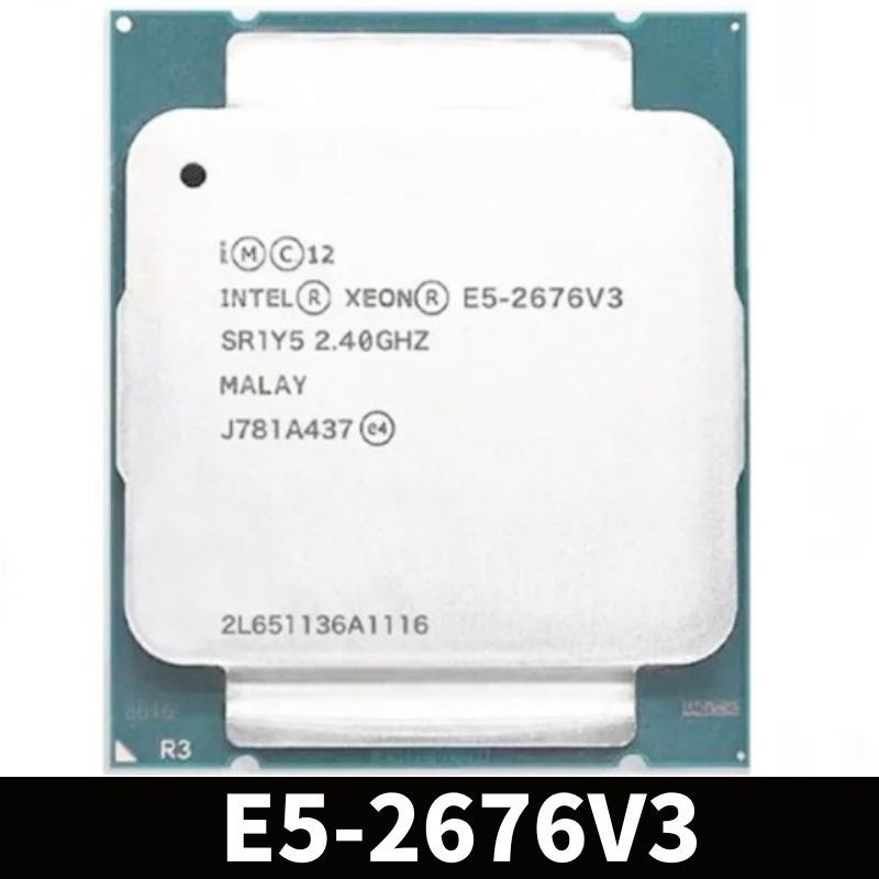 Процессор Intel Xeon E5 2676V3 Xeon, OEM (без кулера), 12 яд., 2.4 ГГц ...
