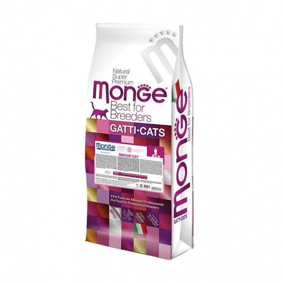 Monge Cat Indoor Монж Кат Индор для домашних кошек 10кг - купить с ...