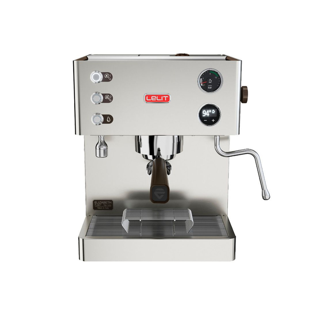 Lelit Кофеварка рожковая Кофемашина Elizabeth Pl92t серебристый купить с доставкой по