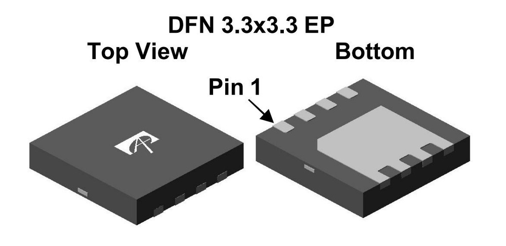 Запчасть для мобильного устройства AiTech Микросхема AON7405 P-Channel MOSFET 30V 50A DFN3.3X3.3 ...