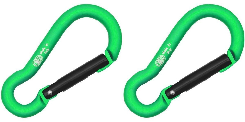 Карабин "Kong" Mini Pear Alu 5 мм бирюзовый 120 кг. (2шт). - купить с ...