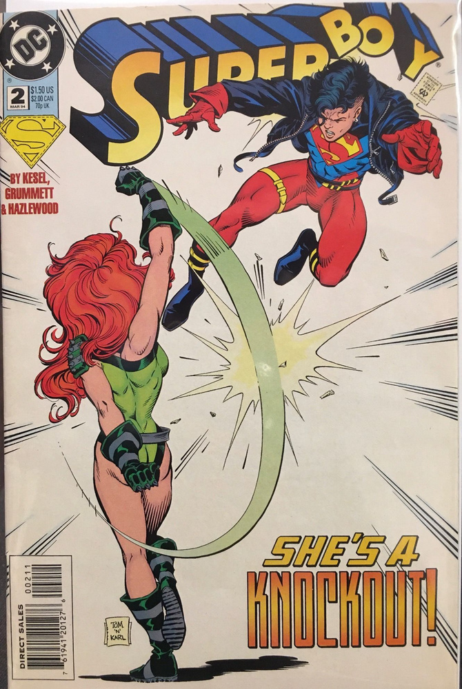 SuperBoy #2 Mar 94. She' s a Knockout. DC Comics. Официальный комикс на ...