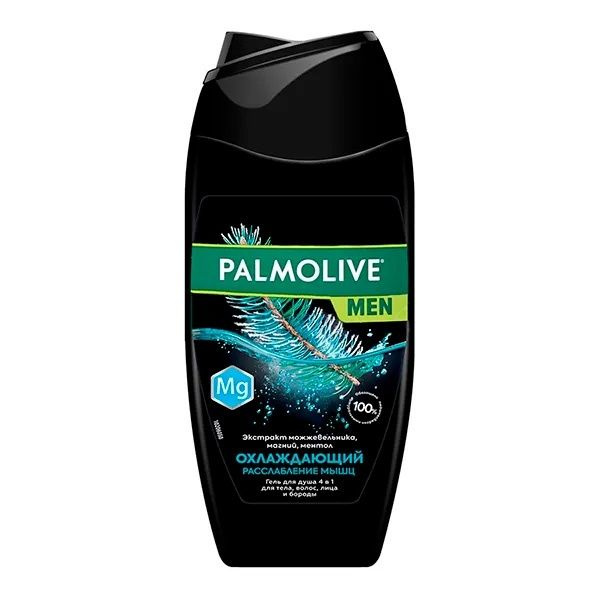 Гель для душа Palmolive "Men", Охлаждающий, Расслабление мышц, 4 в 1 ...