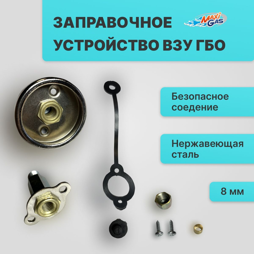 Заправочное устройство ВЗУ ГБО TOMASETTO (Yota) AT08 в люк бензобака ...