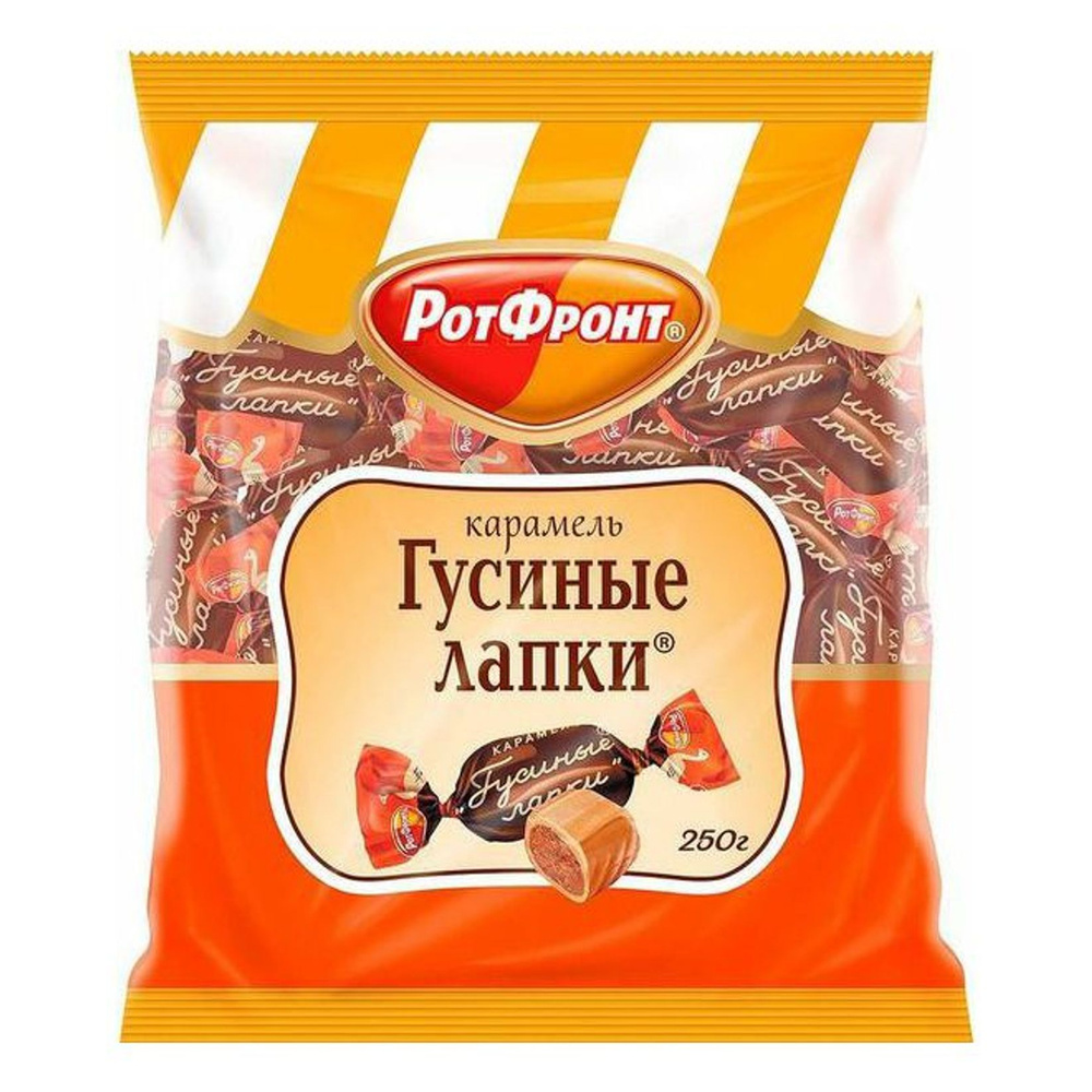 Конфеты шоколадные Рот Фронт Гусиные лапки 250 г купить с доставкой