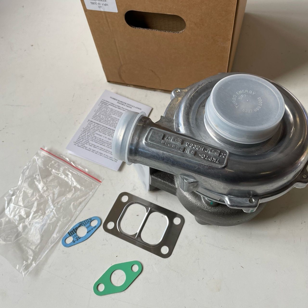 Турбокомпрессор левый (4шп.) ТКР 7С-6-01 ЕВРО-2, 3 КАМАЗ 4350, 5350 ...