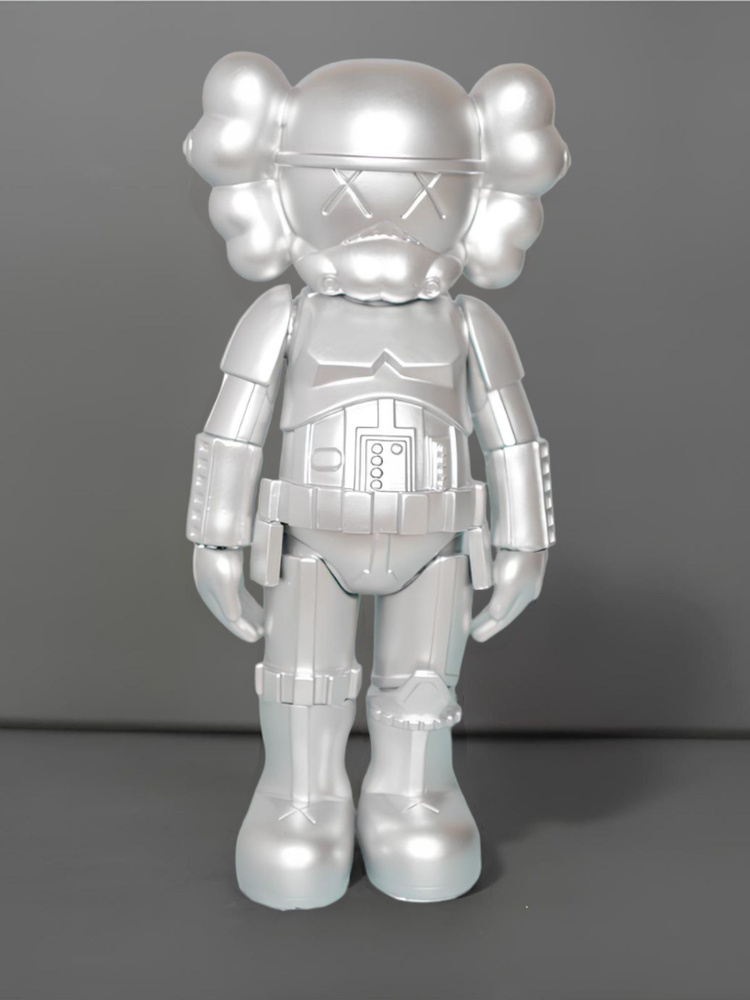 Коллекционная фигурка Kaws StarWars Stormtrooper SILVER 25cm - купить ...
