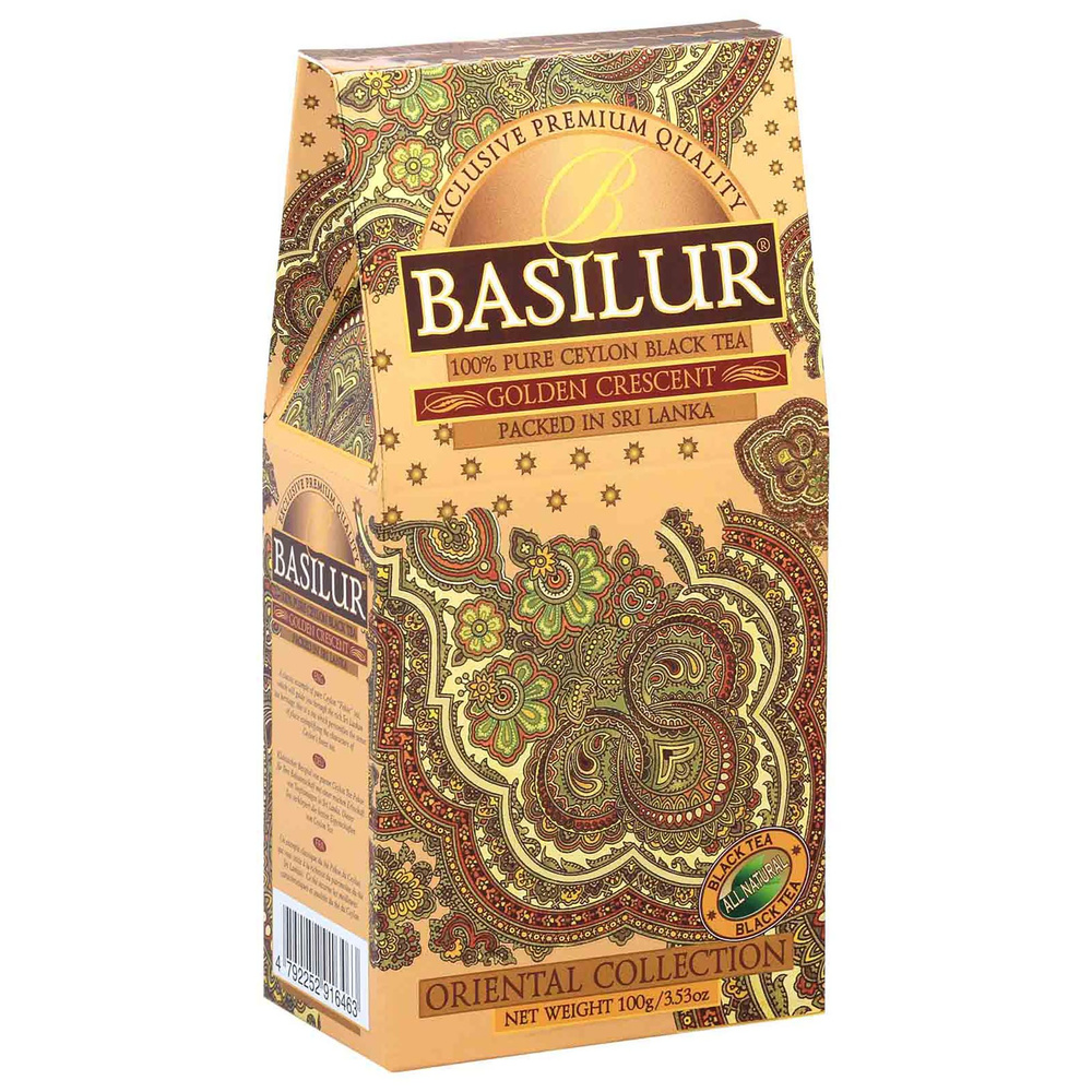 Basilur, восточная коллекция "Золотой месяц", 100 г, чай листовой ...