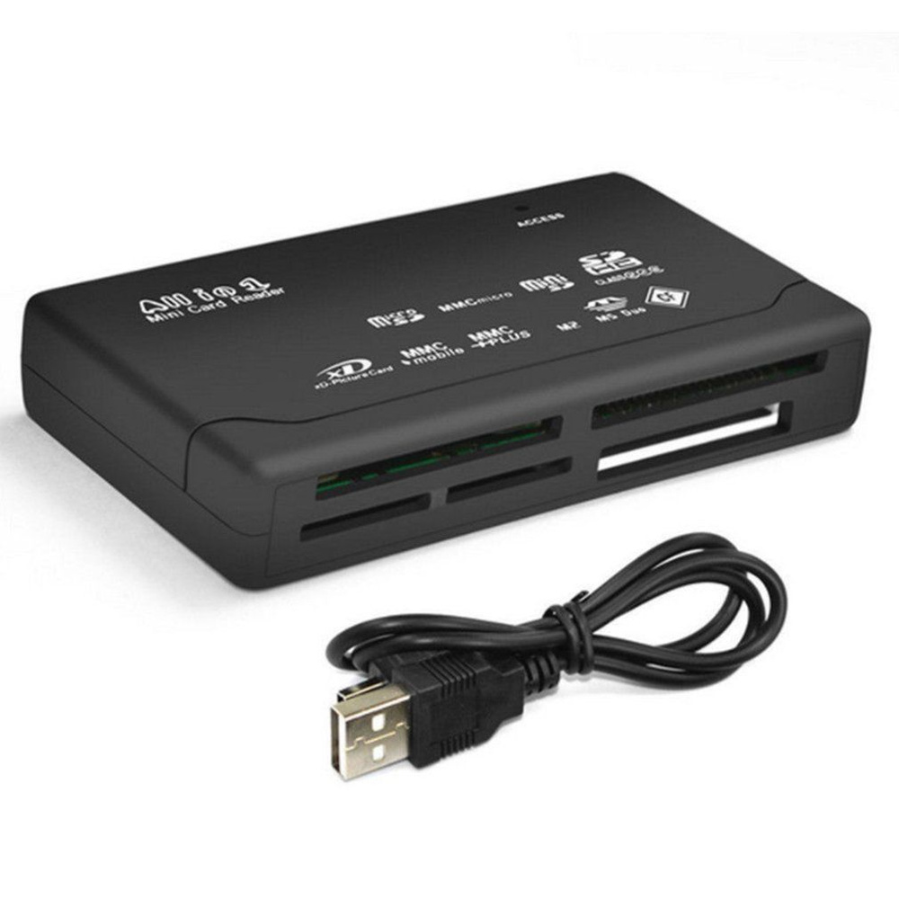 Универсальный Картридер usb 8 в 1 для чтения карт памяти: Micro SD, SD ...