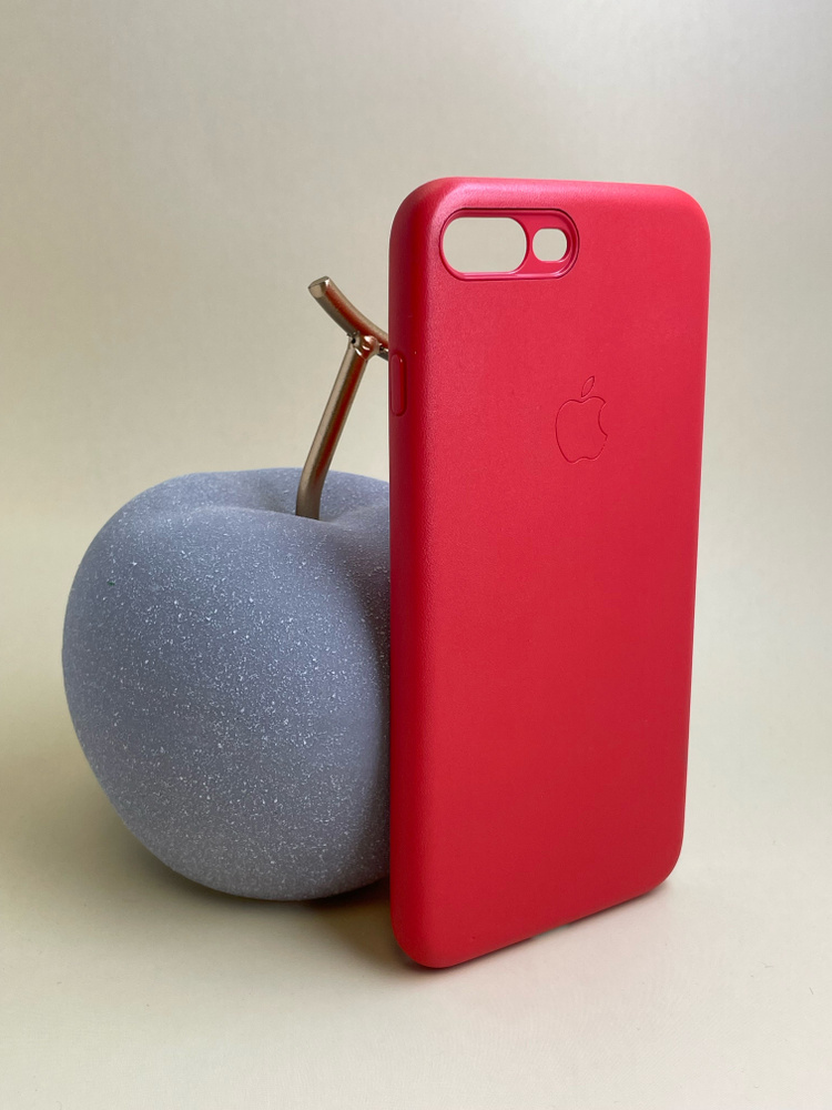 Чехол Leather Case iPhone 7+ / 8+ красный - купить с доставкой по ...