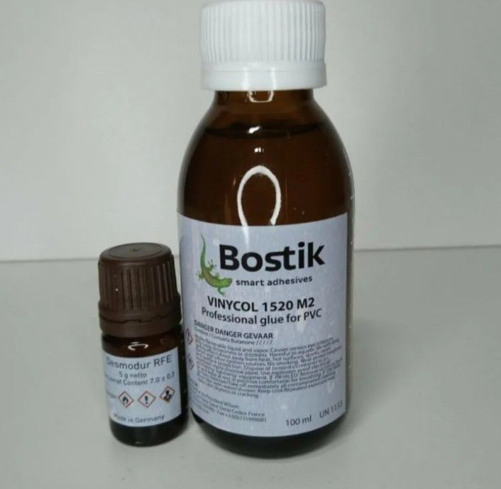 Клей для ремонта ПВХ лодок, набор Bostik vinycol 1520- 100мл ...