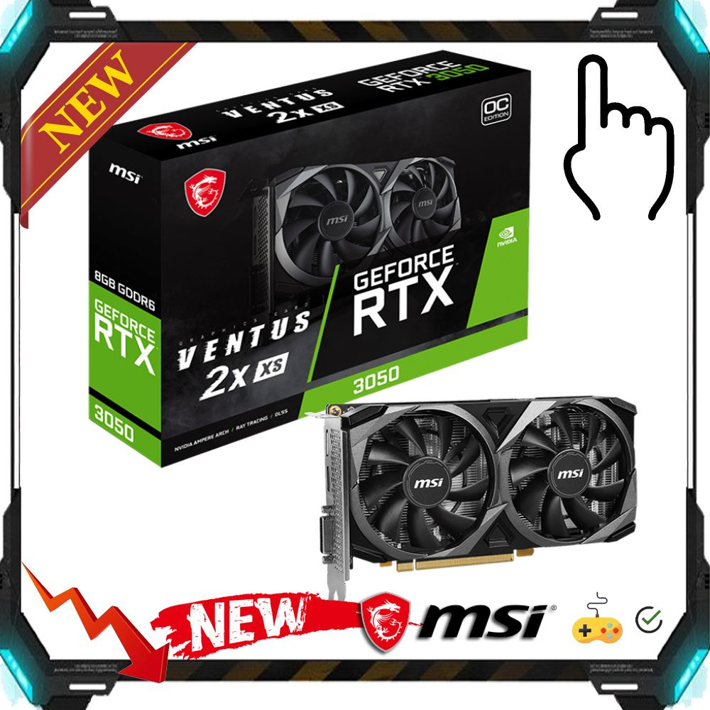 Купить видеокарту NVIDIA 3050 8 ГБ (3050 VENTUS 2X XS 8G OC ...
