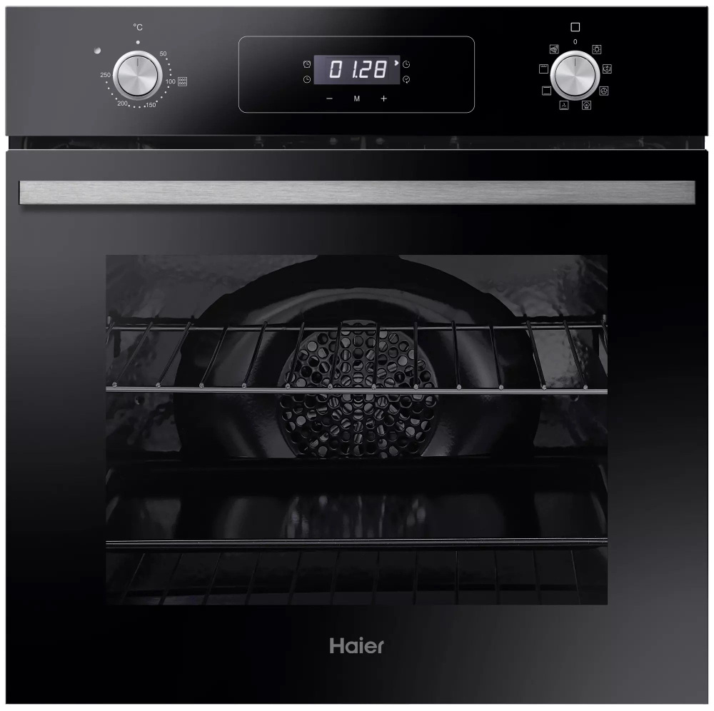 Электрический духовой шкаф Haier HOD-P08WGB, встраиваемый, 60 см, 70 л ...
