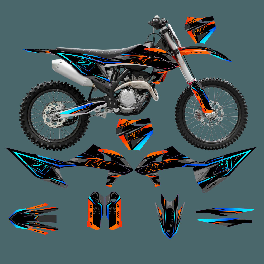 Применяется к KTM 19-22SXF 2019 2020 2021 2022 Мотоцикл наклейка ...