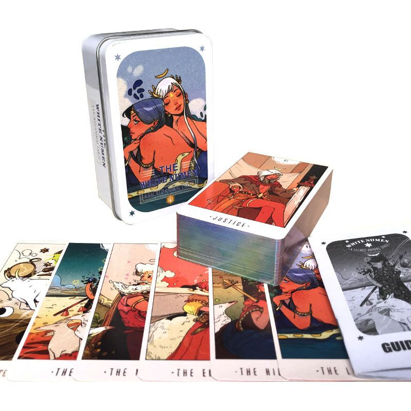 Карты таро жестяная коробка позолоченный всадник карта - купить с ...