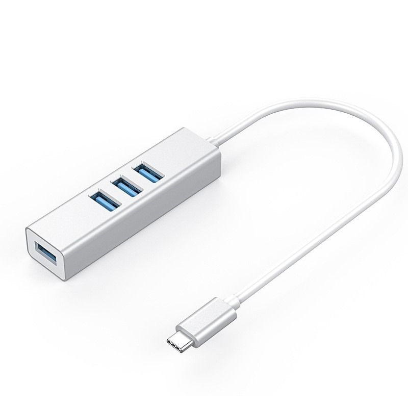 Type-C 4 port Ноутбук usb-c3.0 до 4*usb3.0hub hub splitter разветвитель ...