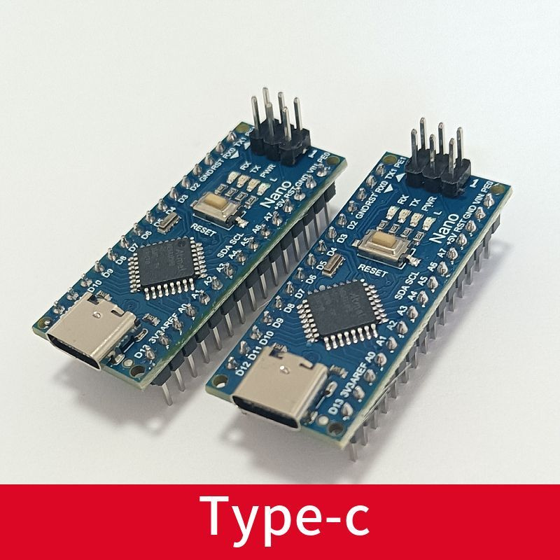 1 шт Контроллер Arduino Nano V3 0 совместимый Atmega328p Ch340 Type C