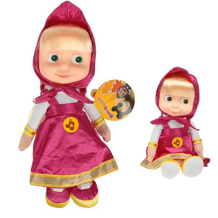 Мягкая игрушка Маша и Медведь озвученная - купить с доставкой по ...