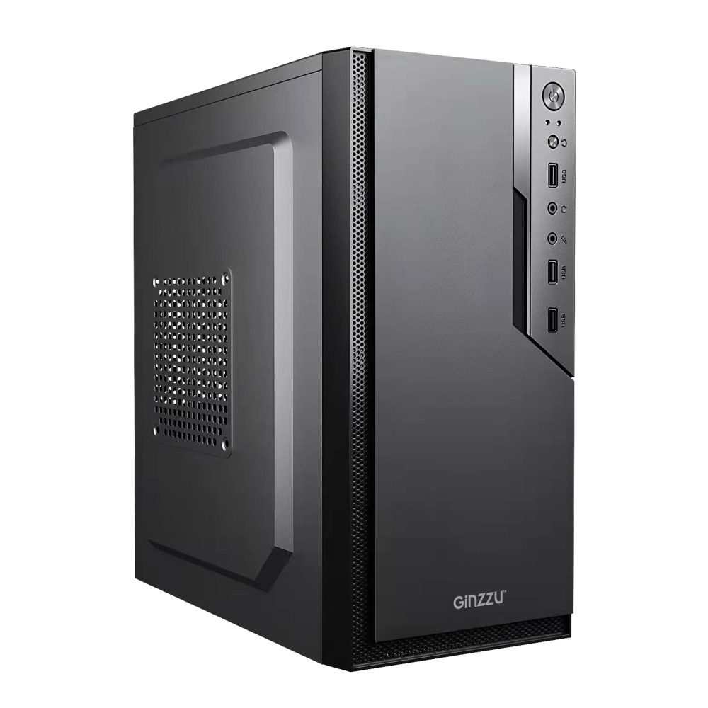 Корпус Ginzzu B150 mATX - купить с доставкой по выгодным ценам в интернет-магазине OZON (1404885107)