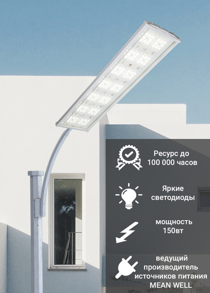 Уличный светильник INCOME LIGHT CСО 430 1 150 вт IP65 PLANSHET Street К ...