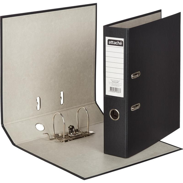 Папка-регистратор Attache Economy 75 мм черная купить на OZON по низкой цене (2929120309)