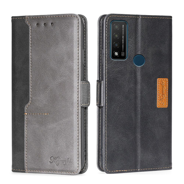 Чехол-книжка MyPads для TCL 20R 5G / Bremen / 20AX 5G / ТСЛ 20R (Черный ...