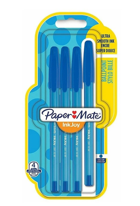 Набор ручек шариковых Paper Mate InkJoy 100 (1956711) d - 0.5мм блистер ...