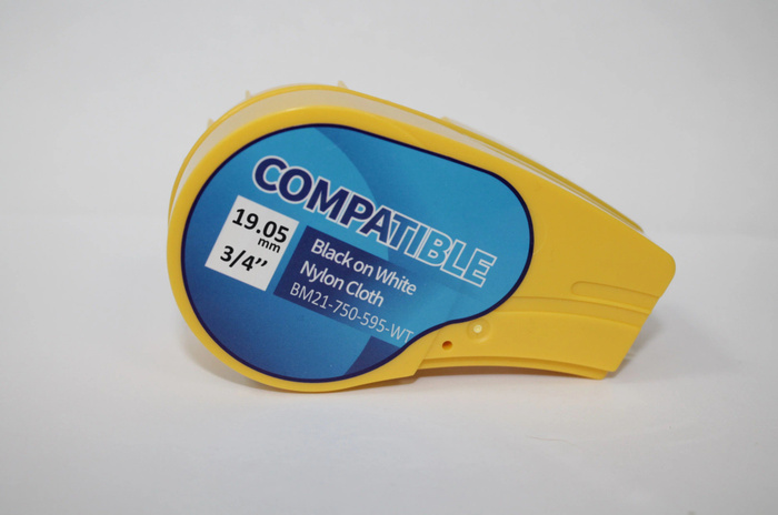 Лента виниловая для Brady BMP21-Plus (BM21-750-595-WT), 19.05мм/6.4м ...