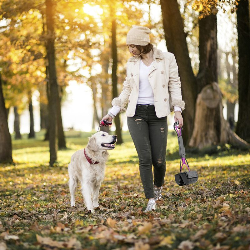 Умный совок для уборки за собакой на улице. Ручной автоуборщик за ...