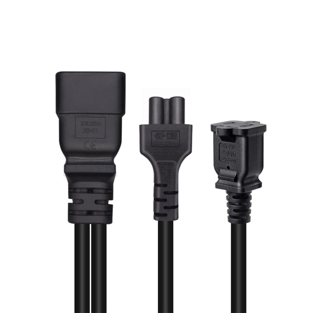 3 контактный штекер Iec320 C20 к Iec320 C5 Nema 1 15r гнездовой адаптер Y образный