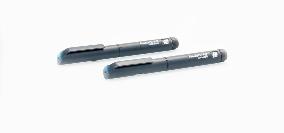 Шприц-ручка Ринса Пен 2 для введения инсулина шаг 1ед. - купить с ...