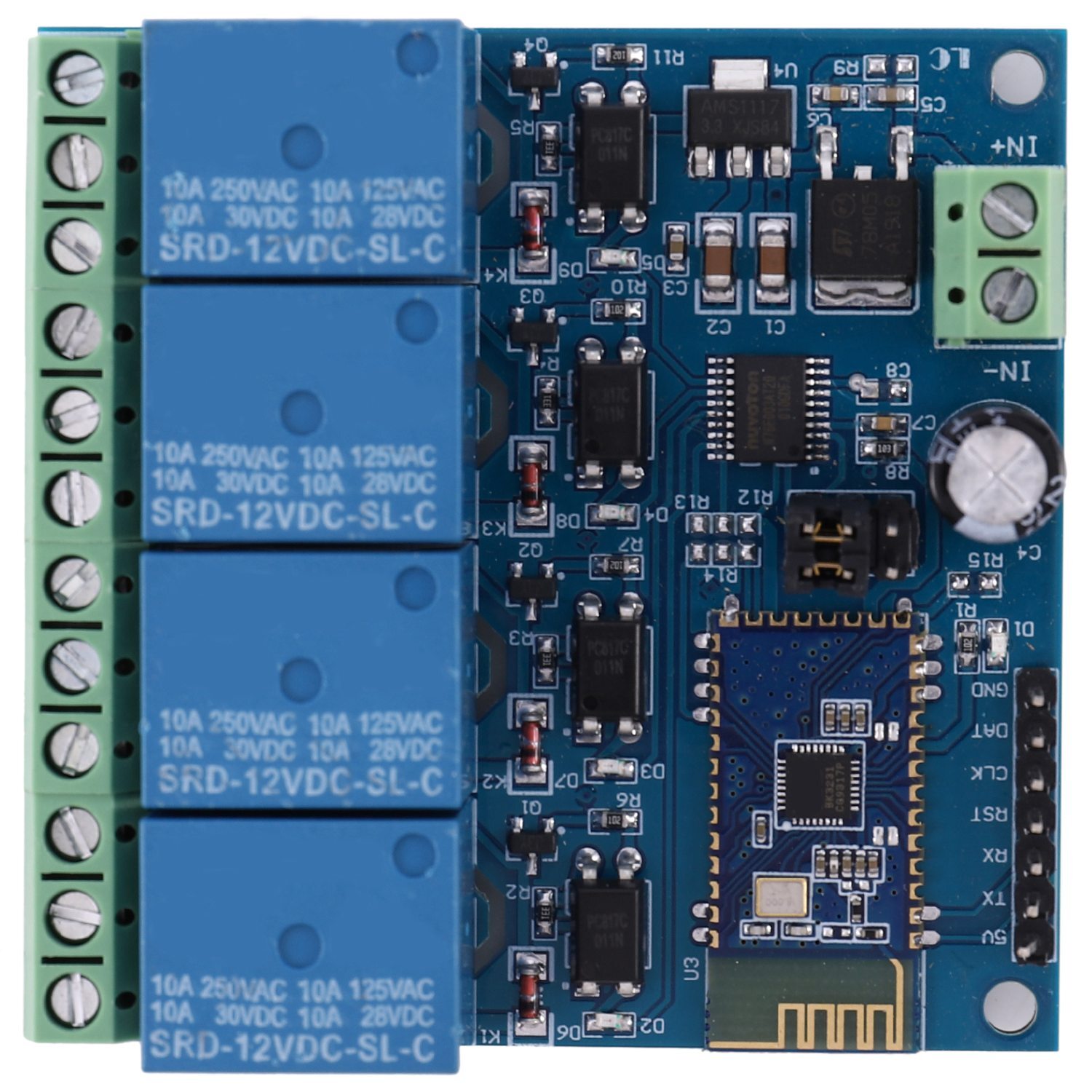 Модуль реле Bluetooth для Android Mobile Motor LED Light DIY Kit купить на OZON по низкой цене ...