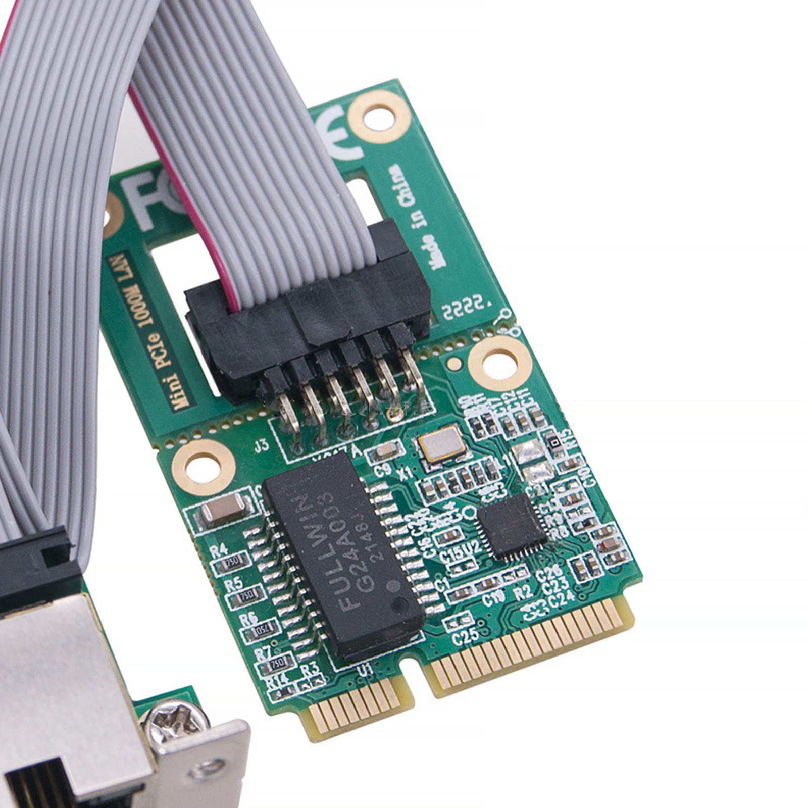 Сетевая карта Mini PCI-E 1000 Мбит/с Gigabit Ethernet NIC RJ45 Сетевой ...