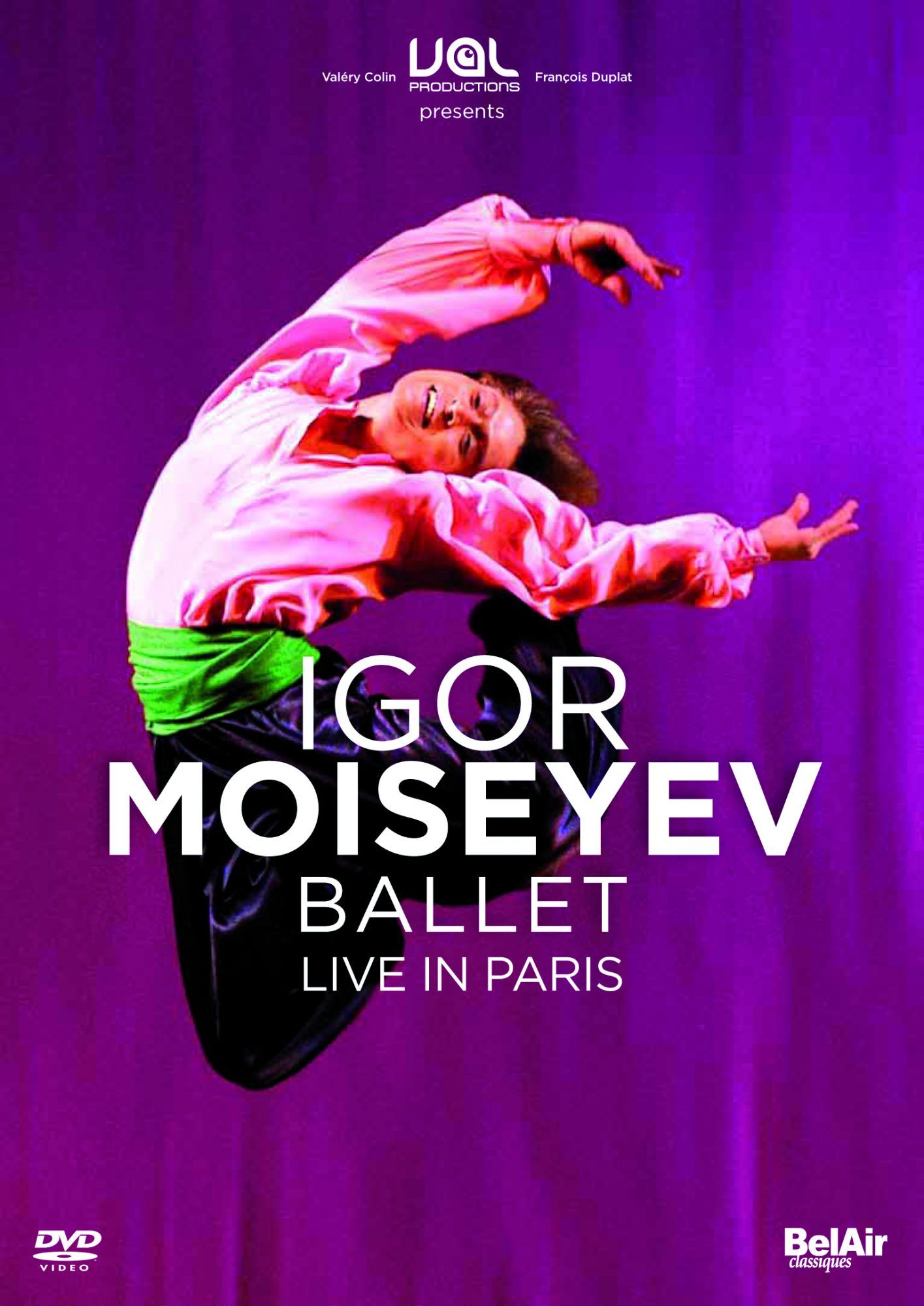 Igor Moiseyev Ballet Live in Paris (DVD) Игорь Моисеев Балет в Париже ...